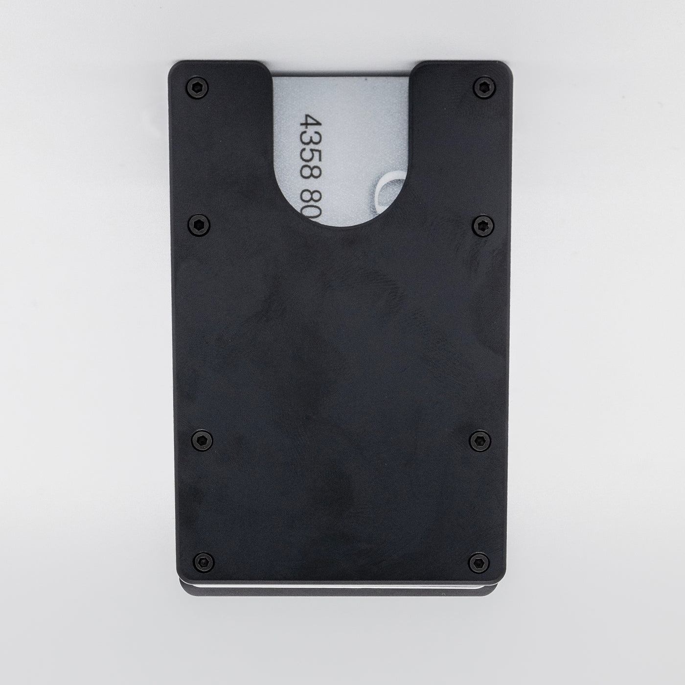 Matte Black Maverick Wallet:Aerospace Aluminum–Slim Minimalist/DASHCLIP