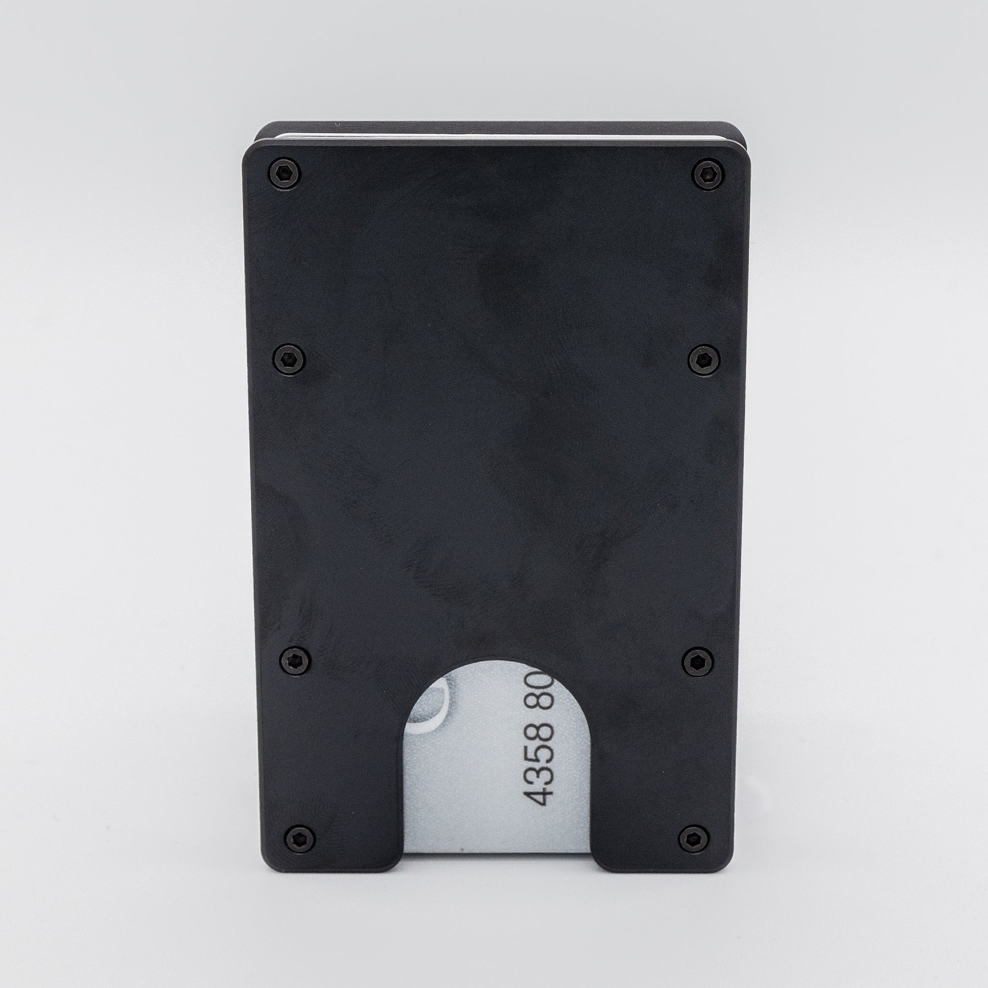 Matte Black Maverick Wallet:Aerospace Aluminum–Slim Minimalist/DASHCLIP